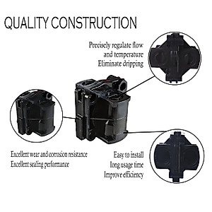 ALITZ GP500520 Replacement shower faucet Cartridge compatible with Kohler Pressure Balancing Unit Rite-Temp Bath and Shower 1/2" Single Handle valves