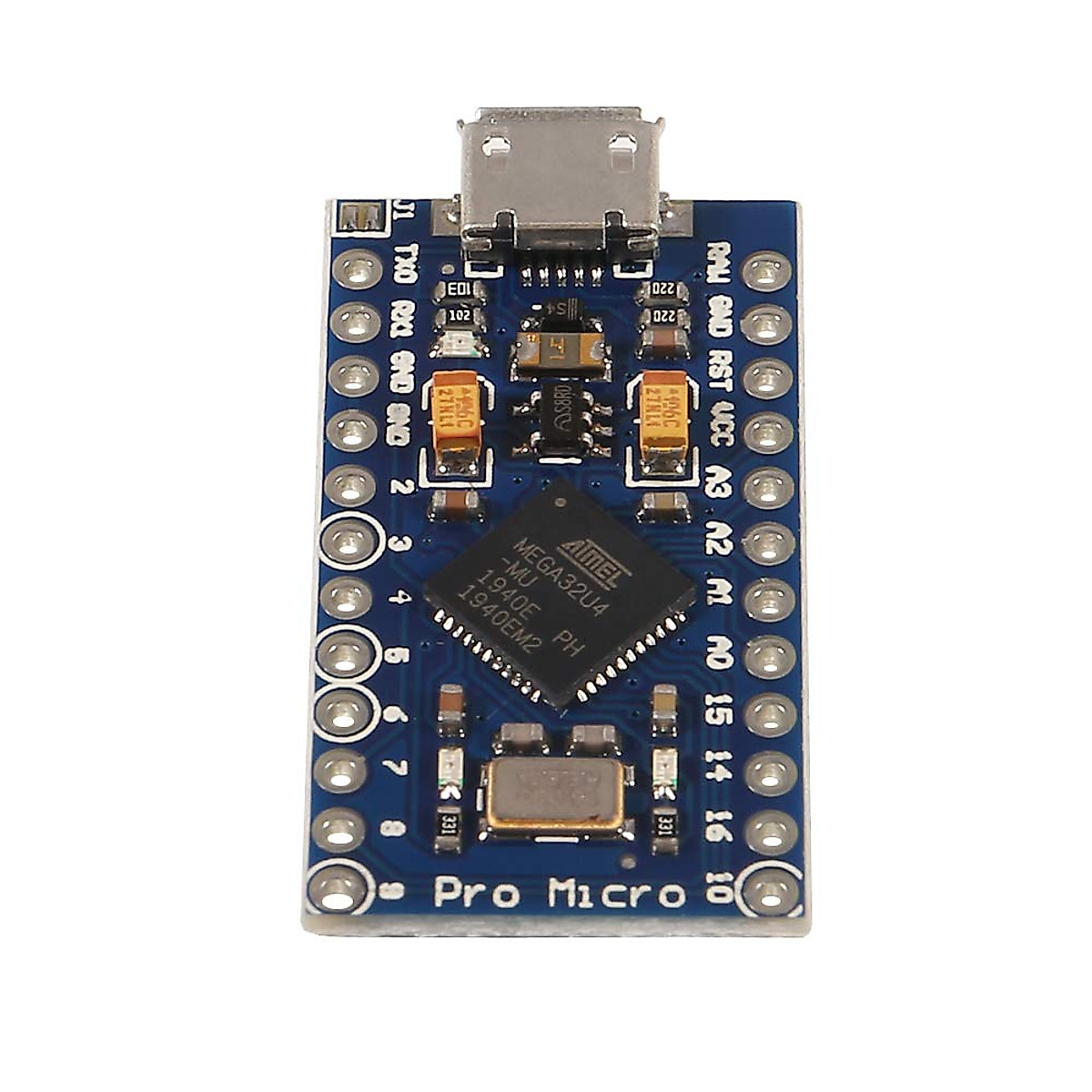 AITRIP 4PCS Pro Micro Atmega32U4 5V 16MHz Bootloadered IDE Micro USB Pro Micro Development Board Microcontroller Compatible with Pro Micro Serial Connection with Pin Header