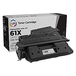 LD Remanufactured Toner Cartridge Replacement for HP 61X C8061X High Yield (Black)