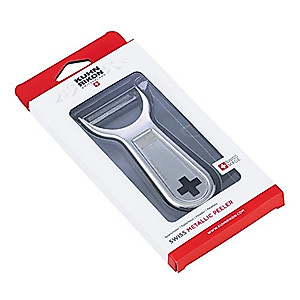 Kuhn Rikon Swiss Metal Peeler 4”, Stainless Steel
