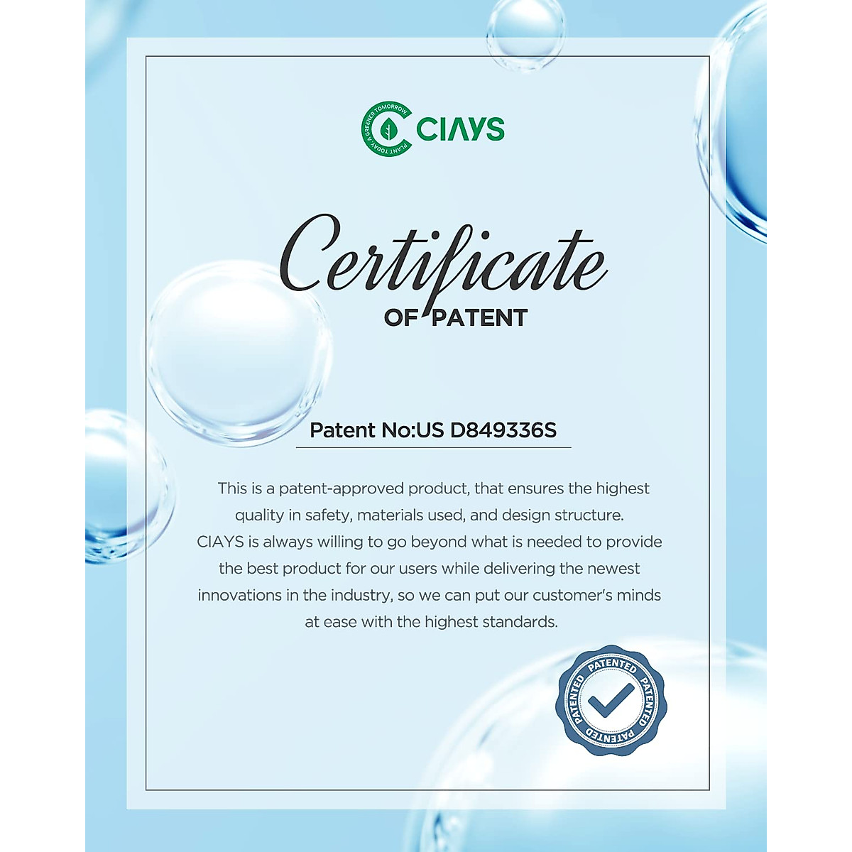 Ciays Cat Water Fountain Replacement Filter for 84oz/2.5L Automatic Pet Water Fountain Cat Fountain Dog Water Dispenser, 4 Pcs, White