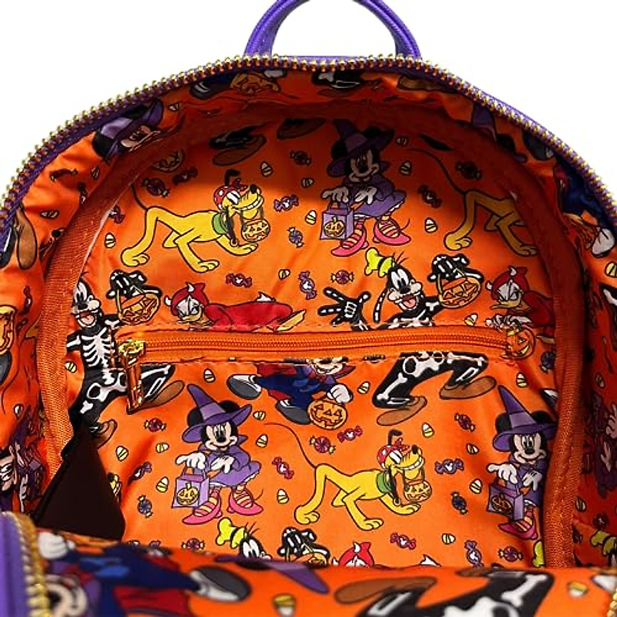 Loungefly Exclusive Disney Mickey and Friends Halloween Double Strap Shoulder Bag
