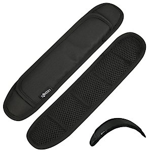 Cosmos 2 Pcs Shoulder Strap Pad Backpack Straps Pads Universal Cushion Shoulder Pad Replacement for Laptop Bag, Messenger Bag, Travel Duffel Bag, Guitar Bag/Car Seat Shoulder Strap Bag Strap Padding