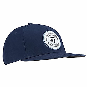 TaylorMade Golf 5 Panel Flatbill Hat Navy