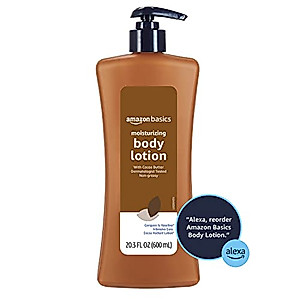 Amazon Basics Cocoa Butter Body Lotion, Lightly Scented, 20.3 Fl Oz, Pack of 1