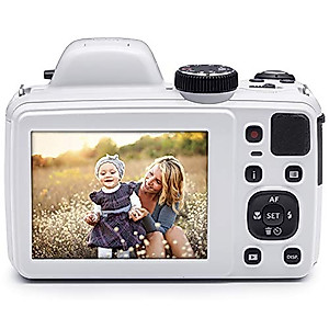 KODAK PIXPRO Astro Zoom AZ421-WH 16MP Digital Camera with 42X Optical Zoom and 3" LCD Screen (White)