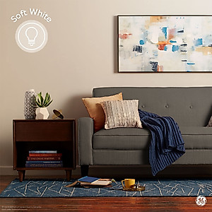 GE Basic LED Light Bulbs, 75 Watt, Soft White, A19 (2 Pack)