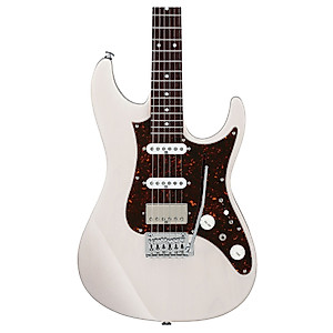 Ibanez AZ2204N Prestige 6-String Electric Guitar (Antique White Blonde, Right-Handed) with Case