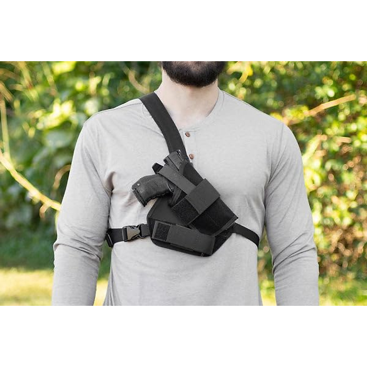 Elite Survival 7105-2-RH Warden Chest Holster, Size 2, Right Hand