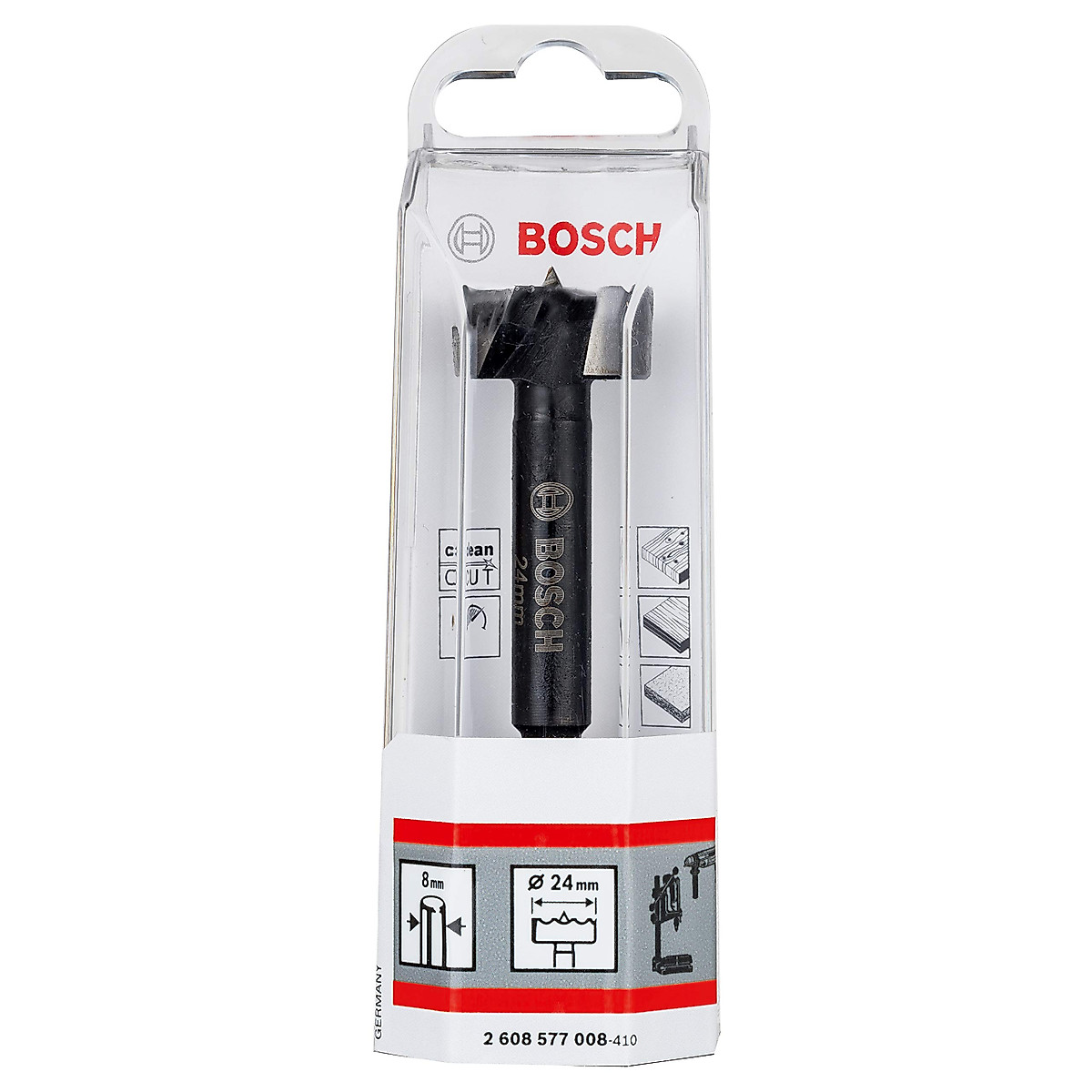 Bosch 2608577008 drill toothed 24mm Forstner Bits