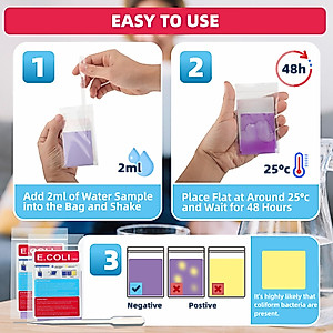 20 in 1 Water Testing Kit Home, Easy & Simple Drinking Water Test Kit & Well Water Test Kit, 130 Strips Water Test Strips for Hardness, pH, Lead, Iron, Fluoride, Chlorine, Bacteria, Etc - by Oycevila