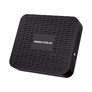 Mini PC GK41 Mini Desktop Computers 8GB DDR4 128GB SSD Intel Celeron J4125 Processor Dual LAN Mini PC, Digital Mic, Business Small PC 4K HDMI/DisplayPort HTPC, Dual Band Wi-Fi Micro PC