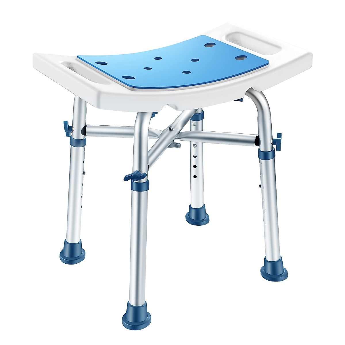 Aliseniors Step Stool with Handle & Shower Chair - Medical Foot Stool, Bath Seat - Fit for Adult, Seniors, Handicap Holds up to 350 lbs