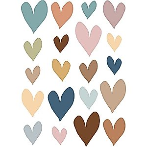 Teacher Created Resources Everyone is Welcome Hearts Accents - Assorted Sizes (TCR7161)