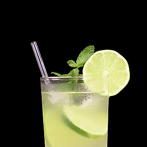 Karat C9090 7.75" Jumbo Straws (5mm Diameter), Paper-Wrapped, Clear (Case of 12000)