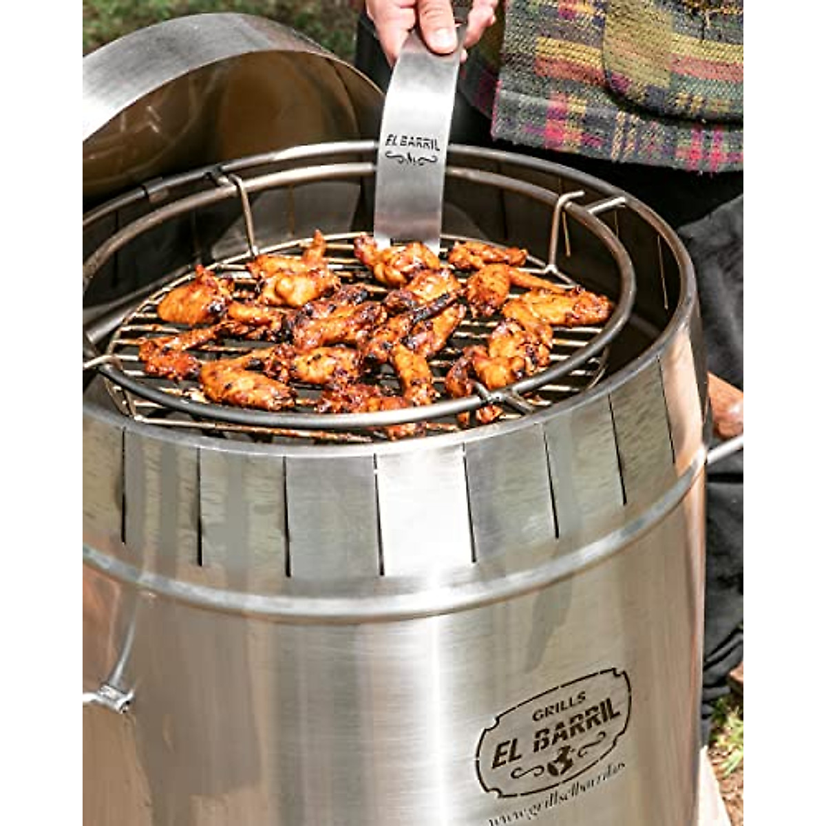 GRILLS EL BARRIL Barrel Grill and Smoker 2 in 1 (LARGE)