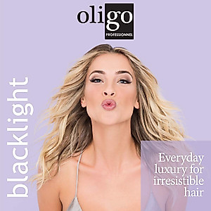 Oligo Professionnel - Blacklight Blue Shampoo & Conditioner for blondes - Sulfate-Free - Vegan - Eliminate brassy tones - Refresh Faded Highlights - Argan oil - Hydrating Formula - 8.5oz DUO BUNDLE