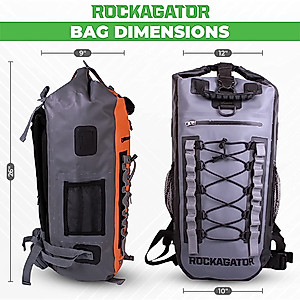 Rockagator Waterproof Backpacks - Hydric Series 40 Liter Hunting Camouflage Quick-Submersion Waterproof Backpack, River Dry Bag for Canoeing, Kayaking or Rafting, Original