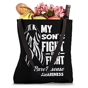 My Son's Fight Is My Fight Rare Disease Awareness Tote Bag
