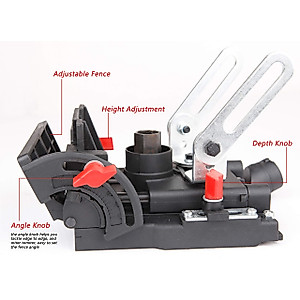 Dastool Biscuit Plate Joiner kit Accessories with 1x4" Blade,Adjustable Angle
