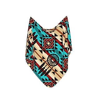 Native American Aztec Navajo Western Swaddle Blankets Newborn Muslin Swaddle Blankets Receiving swaddling Blankets Large Wrap Silky Soft Gifts for Baby boy Girls