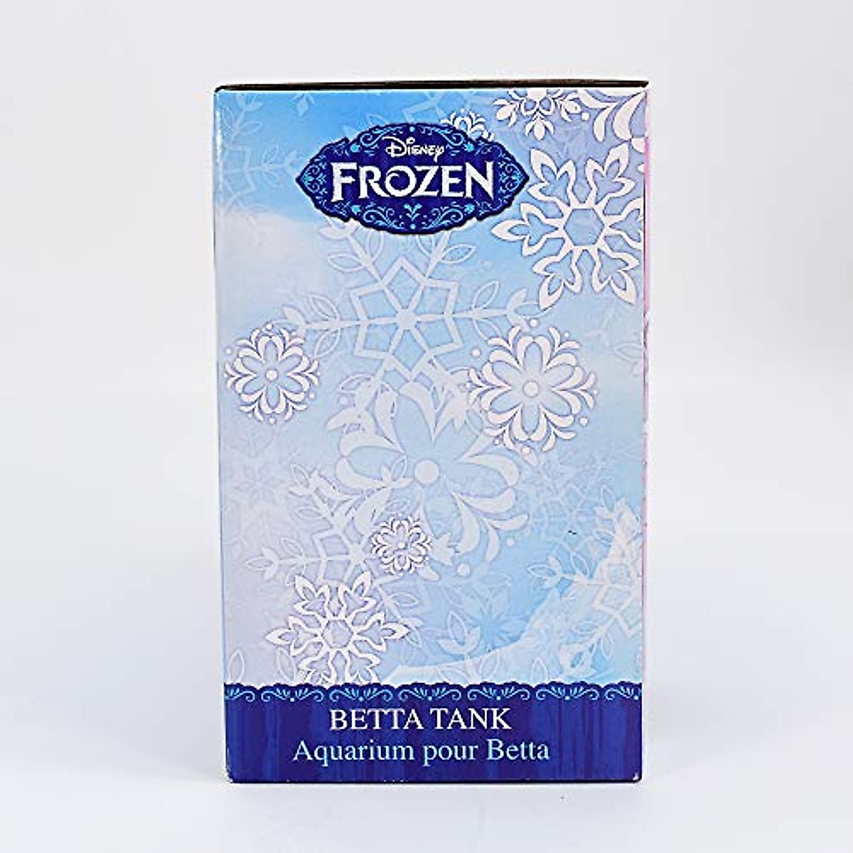 Officially Licensed Disney's Frozen Themed Betta Tank from Penn Plax: Perfect for Betta Fish, This Small Tank is Perfect for Fans of Frozen! Small 0.7 Gallon Tank (FZR108), Blue