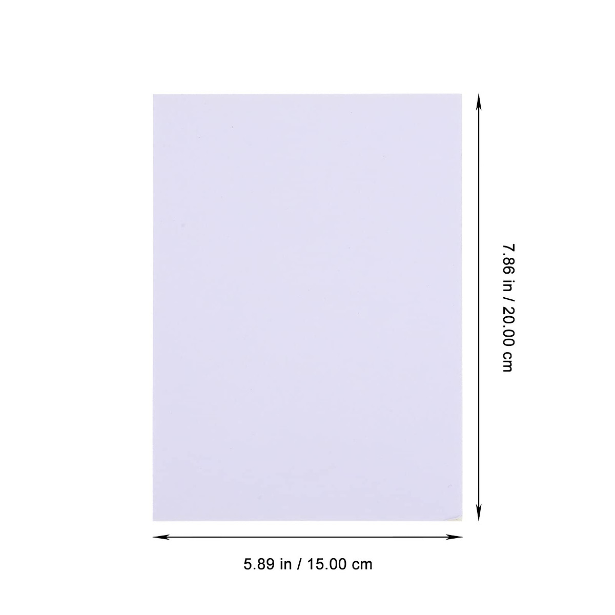 EXCEART 20Pcs Photo Frame Paper pre-Cut Frame mat Photo Frame Matte core Bevel Cut Mattes Backing Board matboard Uncut Photo mats Photo Board mat Photo pad White Suite Nonporous