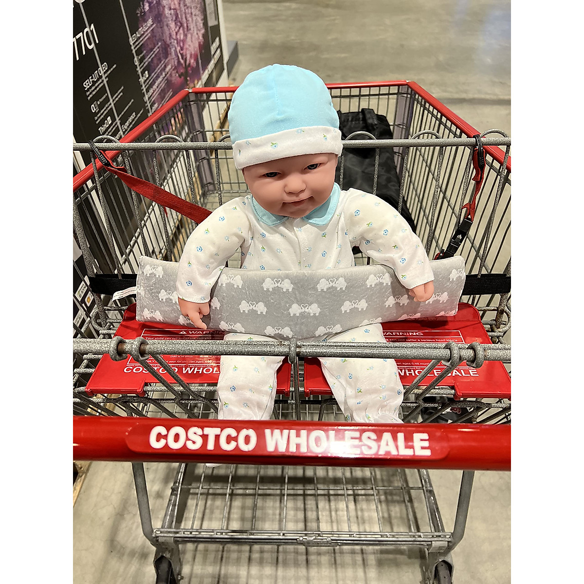 Multifunctional Highchair Strap for Infants&Toddler Grocery Cart Straps Baby high Chair Harness(Elephants Love)