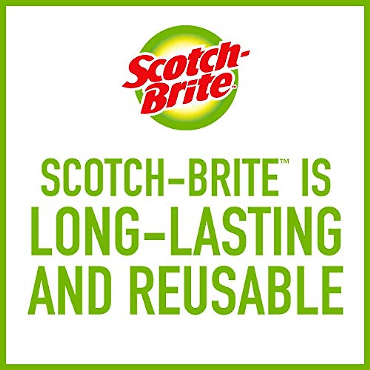 Scotch-Brite Pot Pan & Dish Brush (4 Count) + Command Small Wire Hooks, White (4 Hooks, 5 Strips)