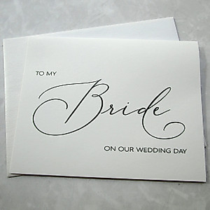 Moonrise Papery Wedding Day Cards, Bride and Groom, A2 Size, Shimmer Envelopes