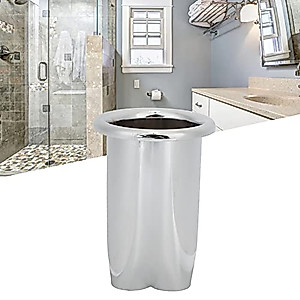 Hair Dryer Rack, Bathroom Stainless Steel Hair Dryer Holder Hair Dryer Shelf Blowing Tool Organizer Wall Mounted Bathroom Bathroom Curling Iron Wall Mounted Hair Dryer(Steel Color)