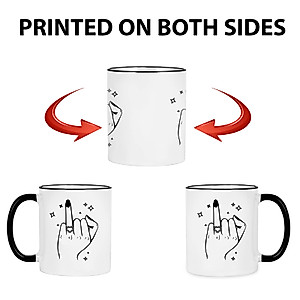 Maustic Wedding Gifts, Engagement Gifts for Couples Bride and Groom, Ring Finger Mug, Bridal Shower Gifts, Newlywed Anniversary Presents for Couples, Just Married Gifts, Mr and Mrs Gifts, Mug Set of 2