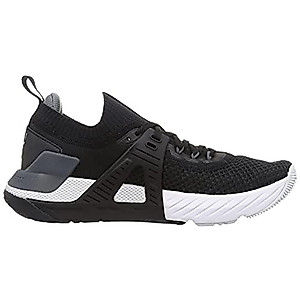 Under Armour Men's Project Rock 4 Training Shoe (10.5, Black/White, Numeric_10_Point_5)