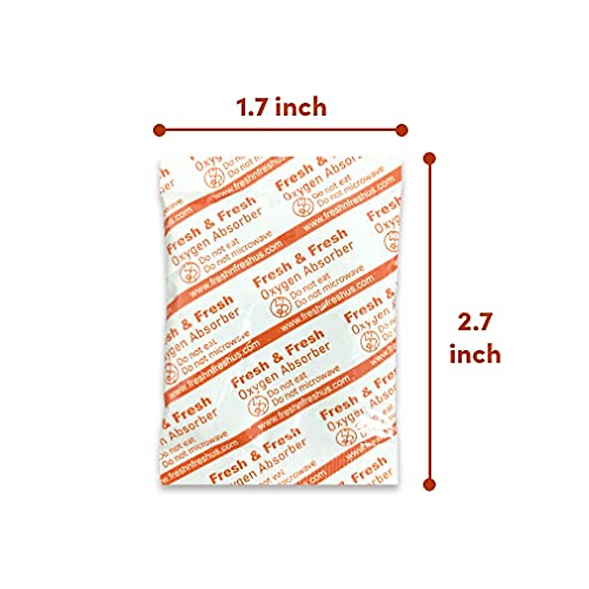 300 CC [100 Packets] Premium Oxygen Absorbers for Food Storage, Oxygen Scavengers Packets(1 Bag of 100 Packets) - ISO 9001 Certified Facility Manufactured Oxygen Absorbers