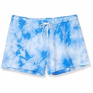 Betsey Johnson Women's Raw Edge Short, Azul, XL