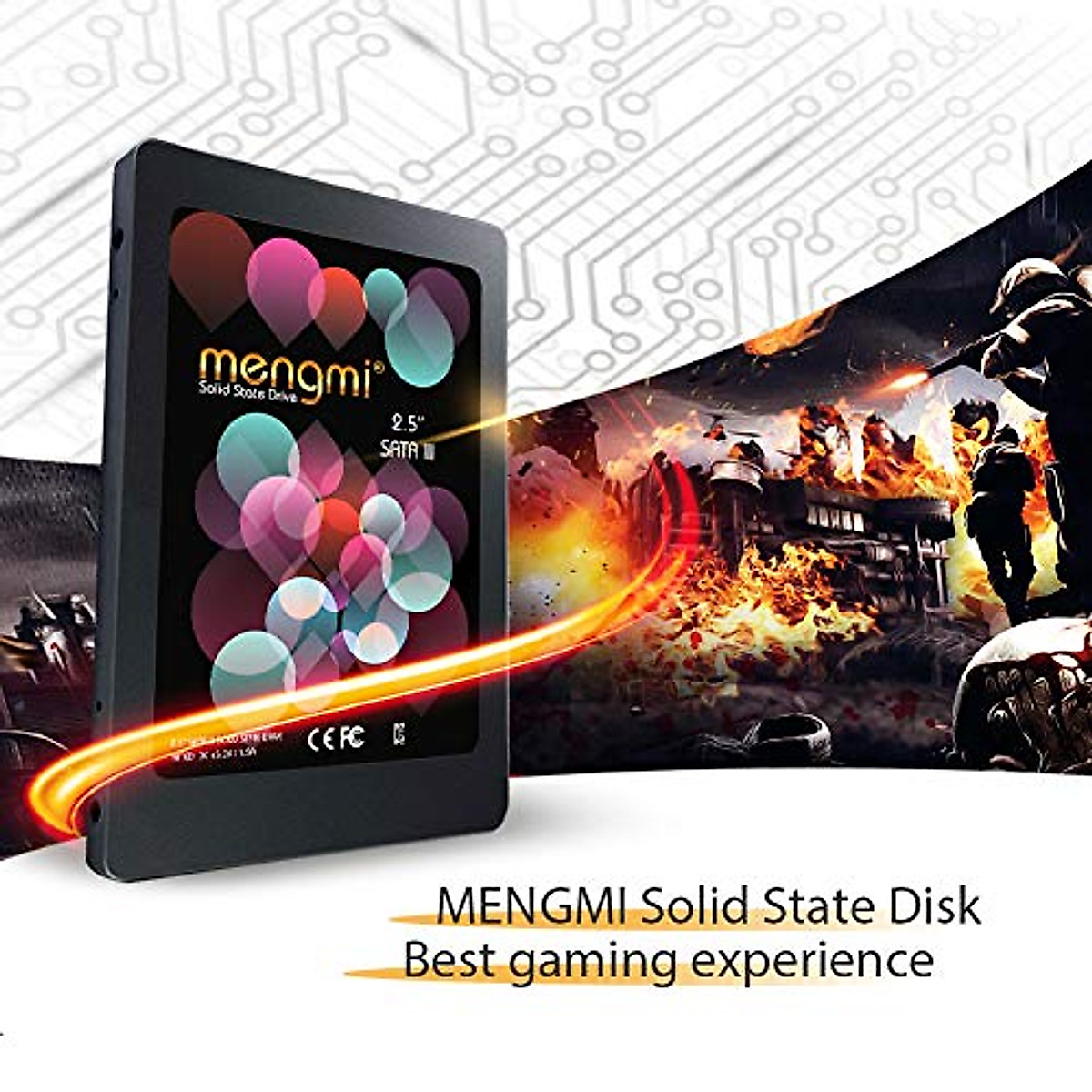 mengmi SSD 240GB 2.5 Inch Internal Solid State Drive SATA III for Boosting PC/Laptop (SSD 240GB)