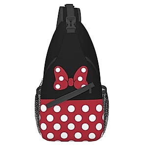 ZLCMMF Cartoon Sling Bag Casual Crossbody Backpack Cute Chest Shoulder Bag for Travel Hiking Gym Shopping, Multicolor