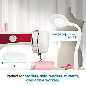 OttLite Soft Touch Flex Led Lamp, White