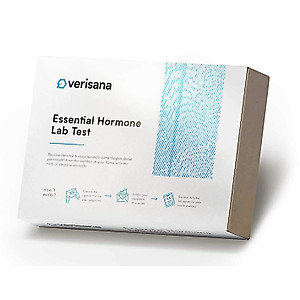 Essential Hormone Test – Check 3 Vital Hormones (E2, Pg & T) with a Simple Saliva Sample– At-Home Test Kit – Verisana