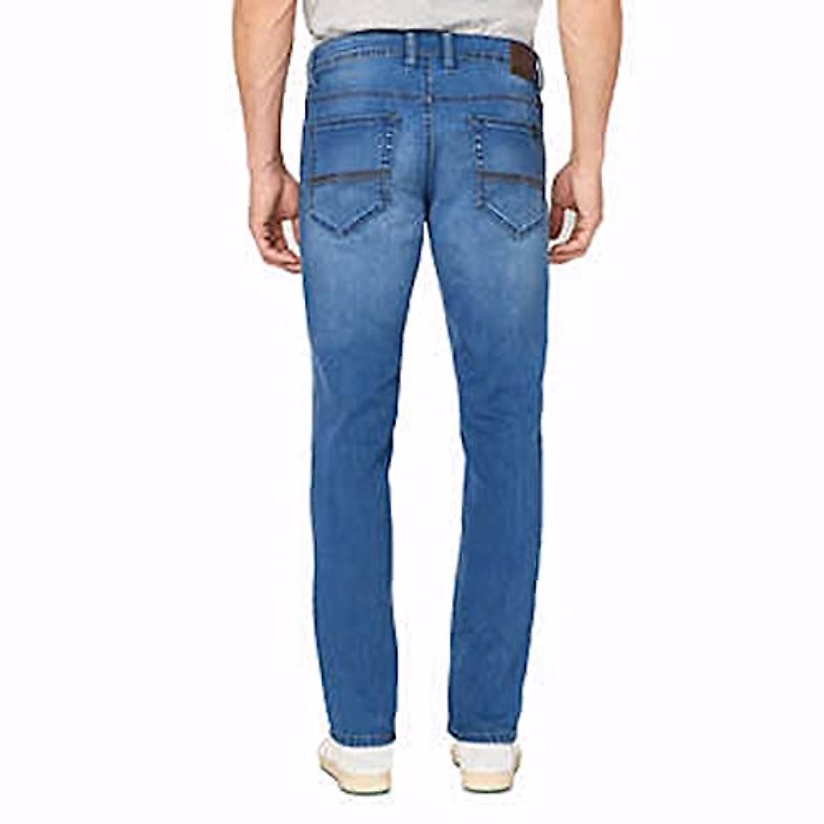 Buffalo David Bitton Men's Axel Super Soft Slim Stretch 5 Pocket Denim Jean (as1, Waist_Inseam, Numeric_38, Numeric_34, Regular, Regular, Blue)