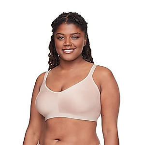 Warner's womens Easy Does It Underarm Smoothing With Seamless Stretch Wireless Lightly Lined Comfort Rm3911a Bra, Toasted Almond, Medium US