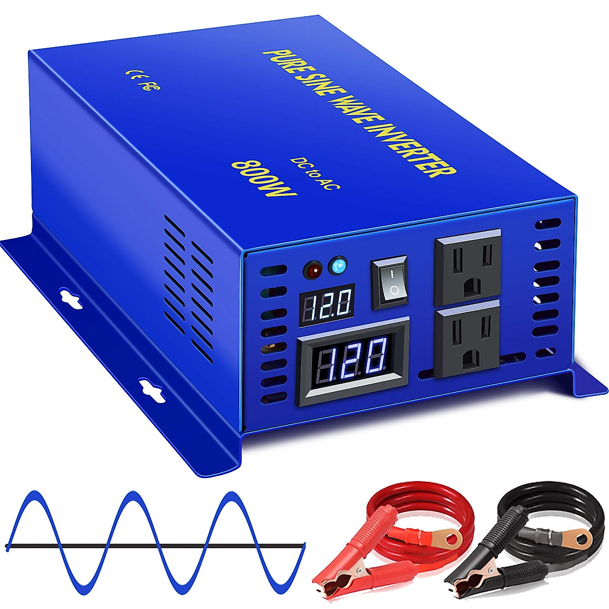 XYZ INVT Pure Sine Wave Inverter with Remote Switch (4000W24V)