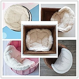 Baby Photography Props Basket Filler Newborn Boy Girl Photo Shoot Baskets Stuffer Posing Accessories Fordable Poster White