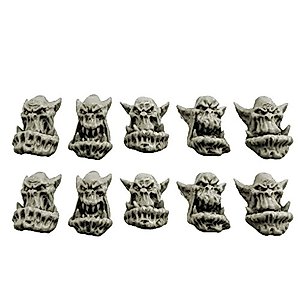 Spellcrow Orcs: Bulky Orcs Heads