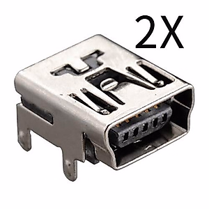 2X Mini USB Charging Socket Port Replacement Part for Sony PS3 DualShock Controller