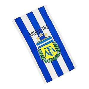 RENGVY Soccer Football National Team Fans Beach Sports Absorbent Large Towel Bath Towel (France)