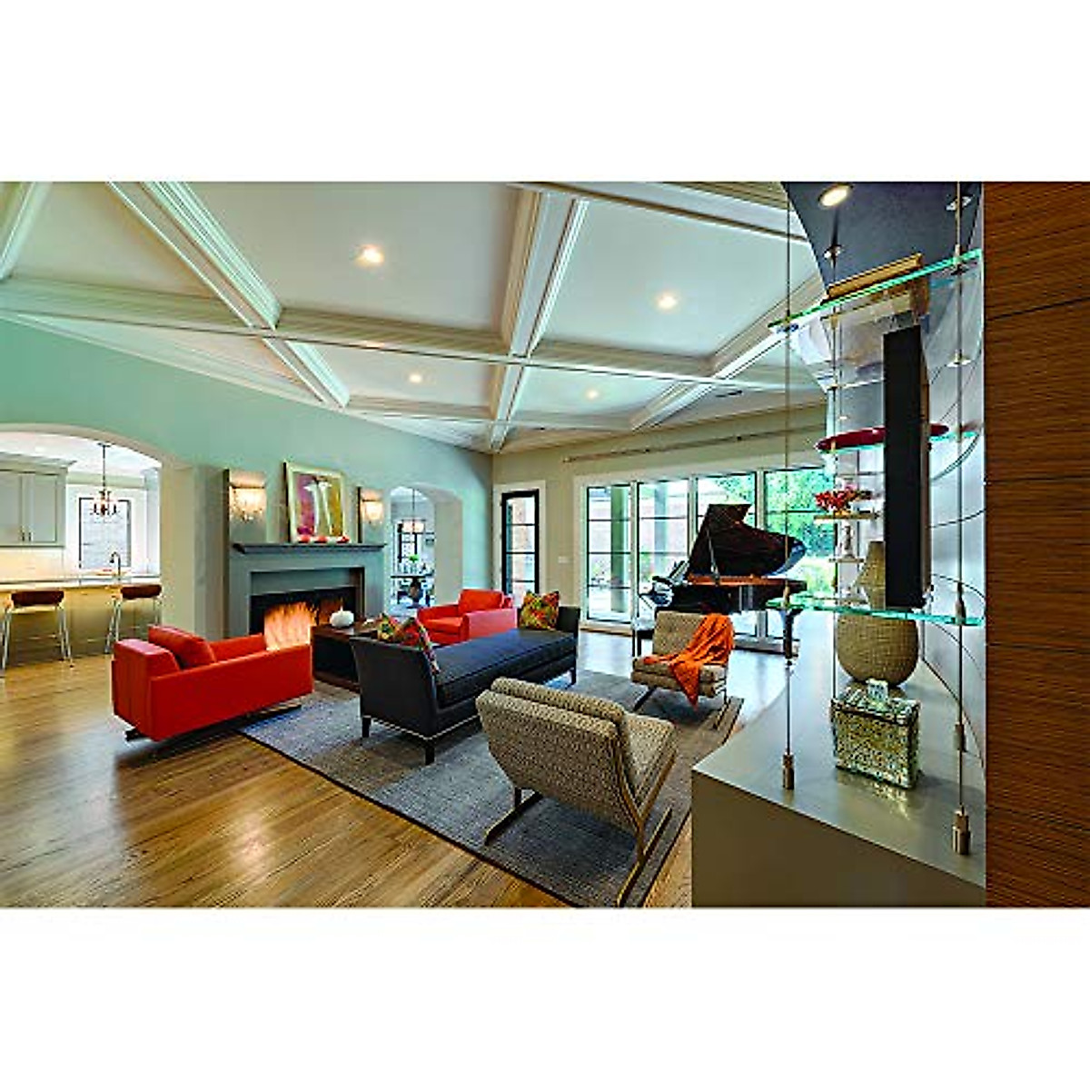 HALO LT 5/6 inch Selectable 3CCT (3000-5000K) Integrated LED, White Recessed Light, Dimmable Retrofit Trim