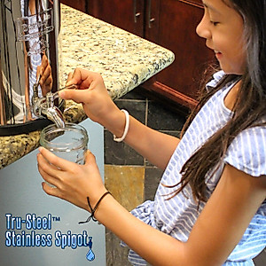 Tru-Steel Stainless Steel Spigot - Fits BERKEY Systems, Alexapure Pro, ProPur Systems & Beverage Dispensers with 5/8" Openings