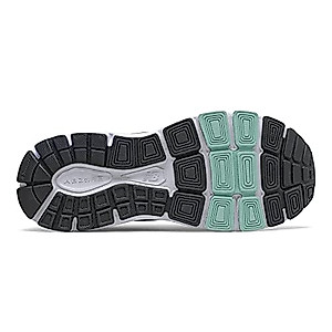 New Balance Women's W840V5 Running Shoe, Black/Storm Blue, 10 X-Wide