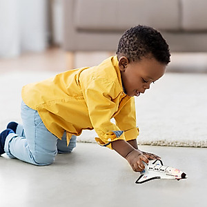 ArtCreativity Light Up Space Shuttle Toy, 1PC, Battery Operated Spaceship Toy with LEDs, Sounds, and Pullback Motion, Outer Space Party Decoration, Great Space Gifts for Boys & Girls, 6 Inches